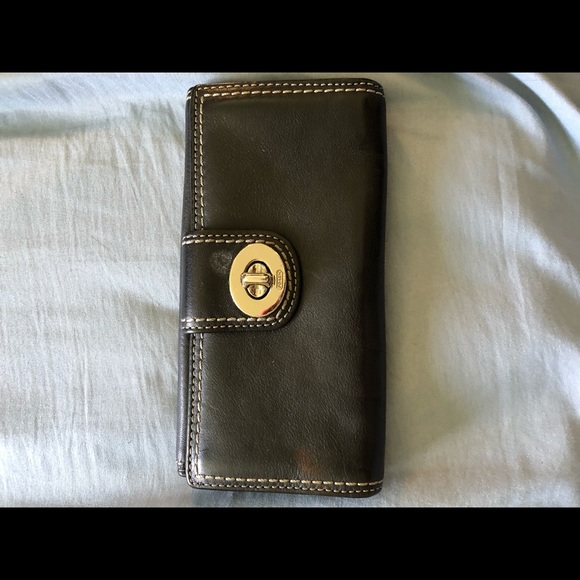 Coach | Bags | Coach Leather Wallet | Poshmark